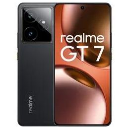 REALME Smartphone "GT7 256GB", Energieeffizienz: A (A-G), schwarz (icesense schwarz), 256 GB, Mobiltelefone