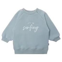 Sweatshirt Liliput "lets go surfing", M&auml;dchen, Gr. 98/104, blau (hellblau), 80% Baumwolle, 20% Polyester, bedruckt, normal, Rundhals, Sweatshirts Sweatshirt, mit elastischen B&uuml;ndchen