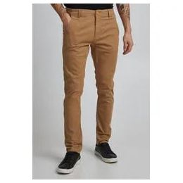 Chinohose Blend "BHNatan", Herren, Gr. 28, L&auml;nge 30, sand braun, Web, 98% Baumwolle, 2% Elasthan, unifarben, schmal normal, Hosen Chinohose, Chinohose Slim Fit mit G&uuml;rtelschlaufen