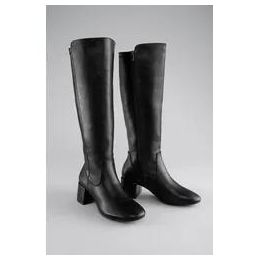 Stiefel ANISTON SHOES, Damen, Gr. 39, Normalschaft, schwarz, Lederimitat, Schuhe Stiefel, Stretchstiefel mit Innen-Rei&szlig;verschluss - NEUE KOLLEKTION-schmale Form