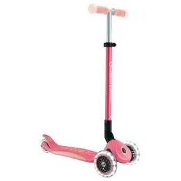 Tretroller Globber "ELITE GLOW LIGHTS, mit Leuchtrollen und Glow-Effekt", rosa, Roller, KinderB:28cm L:58cm, B:28cm L:58cm