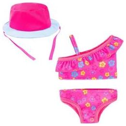 Puppenkleidung BAYER "Bikini 38-42 cm", pink (pink, blau), Puppenkleidung, Kinder