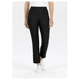 Stoffhose Stehmann, Damen, Gr. 34, N-Gr, schwarz (schwarz,900), Web, Obermaterial: 65% Baumwolle, 31% Polyamid, 4% Elasthan, unifarben, regular fit kn&ouml;chelfrei, Hosen Stoffhose, Sommerhose im Four-Pocket Style