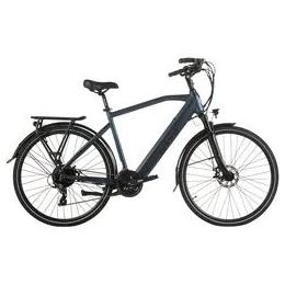 E-Bike Adore "28" Alu Trekking E-Bike ATR-190 Heckmotor 50NM / 15Ah Dunkelblau matt" Gr. 55, schwarz (blau, schwarz), Elektrofahrr&auml;der, Herren, 55cm, 28 Zoll (71,12cm), Pedelec, Elektrofahrrad f&uuml;r Herren