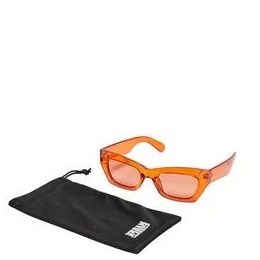 Sonnenbrille Urban Classics "Urban Classics Unisex Sunglasses Venice", Damen, transparentvintageorange, Sonnenbrillen Sonnenbrille
