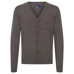 Cardigan Blend "Cardigan BHLennard", Herren, Gr. L, grau (pewter mix), Obermaterial: 50% Baumwolle CO. 50% Polyacryl PAN., unifarben, Strickjacken