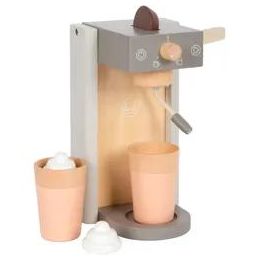Kinder-Kaffeemaschine Small Foot "Kaffeemaschinen-Set, grau tasty", grau, Spielzeug-Haushaltsger&auml;te, KinderB:16cm H:19cm T:11cm, Holz, B:16cm H:19cm T:11cm