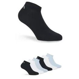 Socken Fila "UNISEX INVISIBLE PLAIN SOCKS", Damen, Gr. 39-42, blau (sky), Baumwolle, Elasthan, Polyester, elastisch, Socken Socken, mit eingestricktem Logo