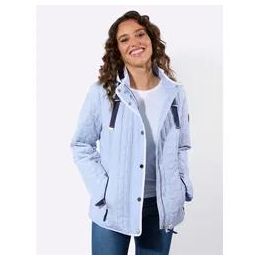 Steppjacke Casual Looks, Damen, Gr. 26, hellblau, 100% Polyester, Wattierung:100% Polyester, unifarben, Jacken Steppjacke