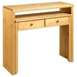 Schreibtisch Heine HOME, gelaugt, ge&ouml;lt, B:100cm H:88cm, Tische, Schreibtisch