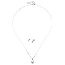 Schmuckset Smart Jewel "Anh&auml;nger und Ohrstecker Tropfen, Silber 925", silber, Schmuck_Sets, Damen, 45cm, Silber 925 (Sterlingsilber), Schmuckset