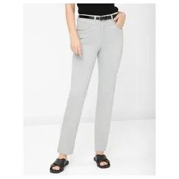 5-Pocket-Hose RAPHAELA BY Brax "Style LAURA NEW", Damen, Gr. 36, Normalgr&ouml;&szlig;en, grau (smoke), Web, 86% Baumwolle, 10% Elastomultiester, 4% Elasthan, sehr schmal, Hosen 5-Pocket-Hose