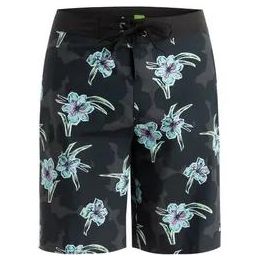 Boardshorts Quiksilver "Everyday Straight 20", Herren, Gr. 31SM, schwarz (schwarz fallen blossom), Obermaterial: 100% Microfaser;, Hosen