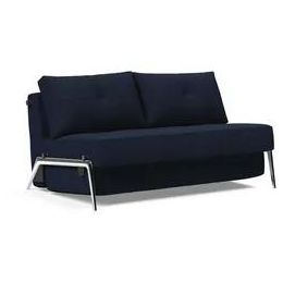 Schlafsofa INNOVATION LIVING TM "Cubed Klappsofa, hochwertige Schlaffunktion, Design und extra Komfort", blau, B:147cm H:78cm T:96cm, Sofas, Schlafsofa, Frontauszug, sehr platzsparend, abgewinkelt Sitzen, waagerecht liegen