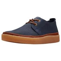 Schn&uuml;rschuh Clarks "Clarks Halbschuhe Nubukleder", Herren, Gr. 41,5, navy, Nubukleder, Schuhe Schn&uuml;rschuh