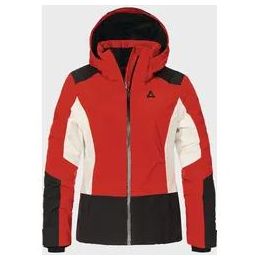 Sch&ouml;ffel Outdoorjacke SCH&Ouml;FFEL "Ski Jacket Style Zandwel WMS", Damen, Gr. 38, 2205, rot, Oberstoff: Aussenseite: 100% Polyester; (Membran: Polyurethan); Futter: 100% Polyester; Wattierung: 100% Polyester, regular fit, hoch geschlossener Ausschnitt, Jacken Outdoorjacke