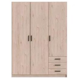 Kleiderschrank Inosign "Sprint Dreht&uuml;renschrank, Aufbewahrung Kasten Schrank Stauraum", braun, B:147cm H:200,4cm T:49,8cm, Holzwerkstoff, Schr&auml;nke, Kleiderschrank, Breite 98,5/147 oder 195,5 cm, je mit Einlegeb&ouml;den und Kleiderstange