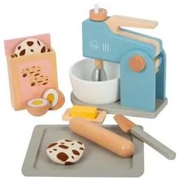 Kinder-Standmixer Small Foot "Mixer-Set &bdquo;tasty&ldquo;", bunt, Spielzeug-Haushaltsger&auml;te, Kinder, Holz