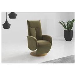 TV-Sessel Home Affaire "Glendale", olive, B:75cm H:112cm T:82cm, 100% Polyester, Sessel, wahlweise mit Aufstehhilfe, 2 Motoren und Akku