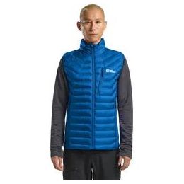 Funktionsweste Jack Wolfskin "ROUTEBURN PRO INS VEST M", Herren, Gr. S (48), blau (vibrant, blau), Obermaterial: 100% Polyester. Futter:100% Polyester. F&uuml;llung: 100% Polyester, Westen Funktionsweste
