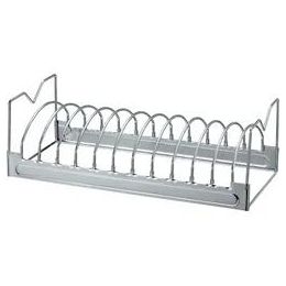 Grillguthalter Tepro, silberfarben, B:38cm H:12cm T:16,5cm, Metall, Backbleche, BxT: 38x16,5 cm