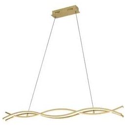 Eglo H&auml;ngeleuchte "LASANA 4 Pendellampe - Stahl, Alu - LED - 35W - IP20", hellbraun, 1, H: 120cm, 1 Stk., Leuchten, H&auml;ngelampe, Deckenlampe, Wohnzimmer, Esszimmer, L90 x B6 x H120 cm, H&auml;ngeleuchte