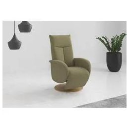 TV-Sessel Home Affaire "Glendale", olive, B:75cm H:112cm T:82cm, 100% Polyester, Sessel, wahlweise mit Aufstehhilfe, 2 Motoren und Akku