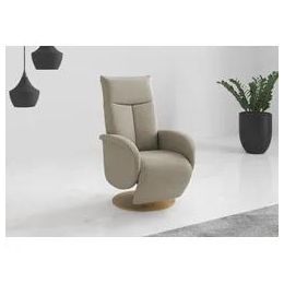 TV-Sessel Home Affaire "Glendale", taupe, B:75cm H:112cm T:82cm, 95% Polyester, 5% Polyamid, Sessel, wahlweise mit Aufstehhilfe, 2 Motoren und Akku