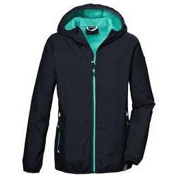 Funktionsjacke Killtec "KOS 138 GRLS JCKT", M&auml;dchen, Gr. 140, blau (navy), Obermaterial: 100% Polyester;Futter: 100% Polyester, Jacken Funktionsjacke, Kinderjacke: wasserdicht, reflektierend, elastisch