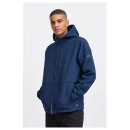 Allwetterjacke Blend "BHOuterwear", Herren, Gr. M, blau (marineblaus), 100% Polyester, unifarben, Basic, regular fit normal, normaler offener Saum, Jacken, Stilvolle &Uuml;bergangsjacke mit Taschen
