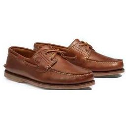 Bootsschuh Timberland "CLASSIC BOAT BOAT SHOE", Herren, Gr. 46 (12), braun (sahara), Leder, Schuhe Bootsschuh, Classic Bootsschuh aus Timberland Premium Leder, Topseller