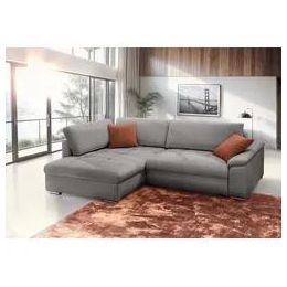 Ecksofa exxpo - SOFA FASHION "Casa Grande inkl. Bettfunktion & Bettkasten, bequem", beige (taupe, rust), B:268cm H:90cm T:178cm, Sofas, Ecksofa, Breite 268cm, L-Form, guter Sitzkomfort, gro&szlig;e Liegefl&auml;che