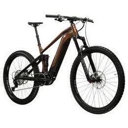 E-Bike KROSS "KROSS E-MTB Fully 29" Grist Boost 3.0 braun 12 G&auml;nge" Gr. 43, braun, schwarz, Elektrofahrr&auml;der, Damen, 43cm, 29 Zoll (73,66cm), Pedelec, Elektrofahrrad f&uuml;r Damen und Herren, MTB
