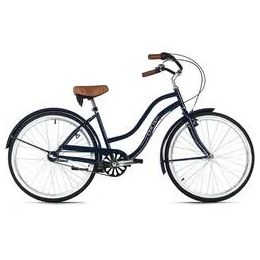 Cruiser Dacapo "Beachcruiser Damen 26" California Blau 3 G&auml;nge RH 46 cm" Gr. 46, blau, blau, Fahrr&auml;der, Damen, 46cm, 26 Zoll (66,04cm) hinten: 26 Zoll (66,04cm)