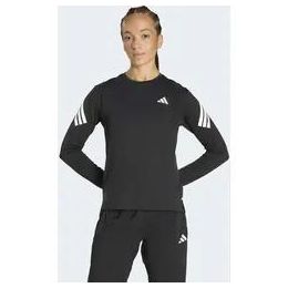 Laufshirt Adidas PERFORMANCE "adi365/// LS W", Damen, Gr. XL, schwarz, Obermaterial: 100% Polyester, Rundhals, Shirts Laufshirt