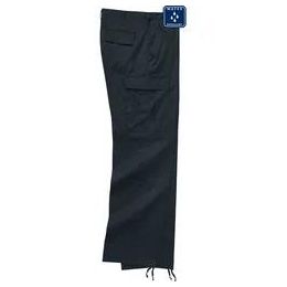 Cargohose BRANDIT "Brandit Herren US Ranger Cargo Pants", Damen, Gr. XL, US-Gr&ouml;&szlig;en, schwarz, 65% Polyester, 35% Baumwolle, loose fit, Hosen Cargohose