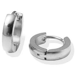 Paar Creolen Firetti "Schmuck Geschenk Silber 925 Ohrschmuck Ohrringe", silberfarben, Ohrringe, Damen, 13mm, Silber 925 (Sterlingsilber), Made in Germany