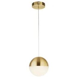 Searchlight H&auml;ngeleuchte "Marbles LED Pendant", gold und klar, 1, &Oslash; 25cm H: 40cm, 1 Stk., Leuchten, H&auml;ngeleuchte