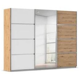 Kleiderschrank Rauch "Schwebet&uuml;renschrank OTTO ́s Choice Garderobe Schrank TOP ANGEBOT Avola", beige (eiche artisan, alpinwei&szlig;, leisten chrom), B:271cm H:229cm T:62cm, Holzwerkstoff, Schr&auml;nke, Kleiderschrank, mit eleganten Zierleisten in Chrom, Schwarz oder Wei&szlig; MADE IN GERMANY