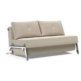 Schlafsofa INNOVATION LIVING TM "Cubed Klappsofa, hochwertige Schlaffunktion, Design und extra Komfort", beige (sand), B:145cm H:79cm T:103cm, Sofas, Schlafsofa, Frontauszug, sehr platzsparend, abgewinkelt Sitzen, waagerecht liegen