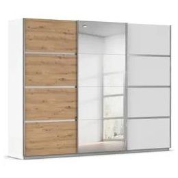 Kleiderschrank Rauch "Schwebet&uuml;renschrank OTTO ́s Choice Garderobe Schrank TOP ANGEBOT Avola", wei&szlig; (alpinwei&szlig;, eiche artisan, leisten chrom), B:271cm H:210cm T:62cm, Holzwerkstoff, Schr&auml;nke, Kleiderschrank, mit eleganten Zierleisten in Chrom, Schwarz oder Wei&szlig; MADE IN GERMANY