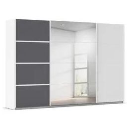 Kleiderschrank Rauch "Schwebet&uuml;renschrank OTTO ́s Choice Garderobe Schrank TOP ANGEBOT Avola", wei&szlig; (alpinwei&szlig;, graumetallic, leisten wei&szlig;), B:315cm H:210cm T:62cm, Holzwerkstoff, Schr&auml;nke, Kleiderschrank, mit eleganten Zierleisten in Chrom, Schwarz oder Wei&szlig; MADE IN GERMANY