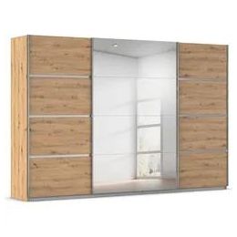 Kleiderschrank Rauch "Schwebet&uuml;renschrank OTTO ́s Choice Garderobe Schrank TOP ANGEBOT Avola", beige (eiche artisan, leisten chrom), B:315cm H:210cm T:62cm, Holzwerkstoff, Schr&auml;nke, Kleiderschrank, mit eleganten Zierleisten in Chrom, Schwarz oder Wei&szlig; MADE IN GERMANY