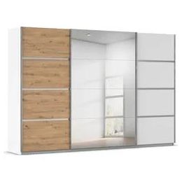 Kleiderschrank Rauch "Schwebet&uuml;renschrank OTTO ́s Choice Garderobe Schrank TOP ANGEBOT Avola", wei&szlig; (alpinwei&szlig;, eiche artisan, leisten chrom), B:315cm H:229cm T:62cm, Holzwerkstoff, Schr&auml;nke, Kleiderschrank, mit eleganten Zierleisten in Chrom, Schwarz oder Wei&szlig; MADE IN GERMANY