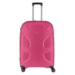 Hartschalen-Trolley IMPACKT "IP1, verschiedene Gr&ouml;&szlig;en und Farben", Gr. B/H/T: 51cm x 76cm x 31cm 106 l, pink (flora pink), Polypropylen, unifarben, Koffer, Hartschalen-Koffer vegan Koffer Reisegep&auml;ck USB-Port TSA Zahlenschloss