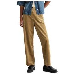 Marc O'Polo Chinohose MARC O'POLO "aus Organic Cotton", Damen, Gr. 38, Normalgr&ouml;&szlig;en, salted caramel, Cord, Obermaterial: 100% Baumwolle, unifarben, loose fit kn&ouml;chelfrei, Hosen Chinohose