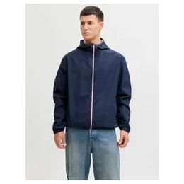 Jack & Jones Blouson JACK & JONES "JJJAKE LIGHT JACKET", Herren, Gr. XXL, navy blazer, Web, Obermaterial: 100% Polyester, unifarben, regular fit, Jacken Blouson
