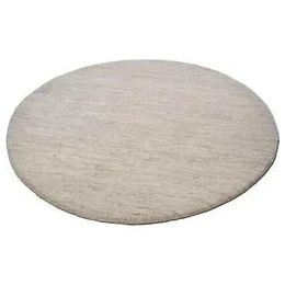 Wollteppich Theko "Amravati", beige (sand), H:28mm &Oslash;:150cm, Wolle, Teppiche, echter Berber Teppich aus Marokko, reine Wolle, handgekn&uuml;pft