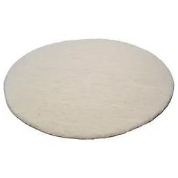 Wollteppich Theko "Amravati", beige (natur grau), H:28mm &Oslash;:200cm, Wolle, Teppiche, echter Berber Teppich aus Marokko, reine Wolle, handgekn&uuml;pft