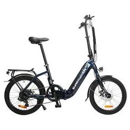 E-Bike SMARTMOTION "Smartmotion E20 Step thru" Gr. 50, blau, Elektrofahrr&auml;der, 50,8cm